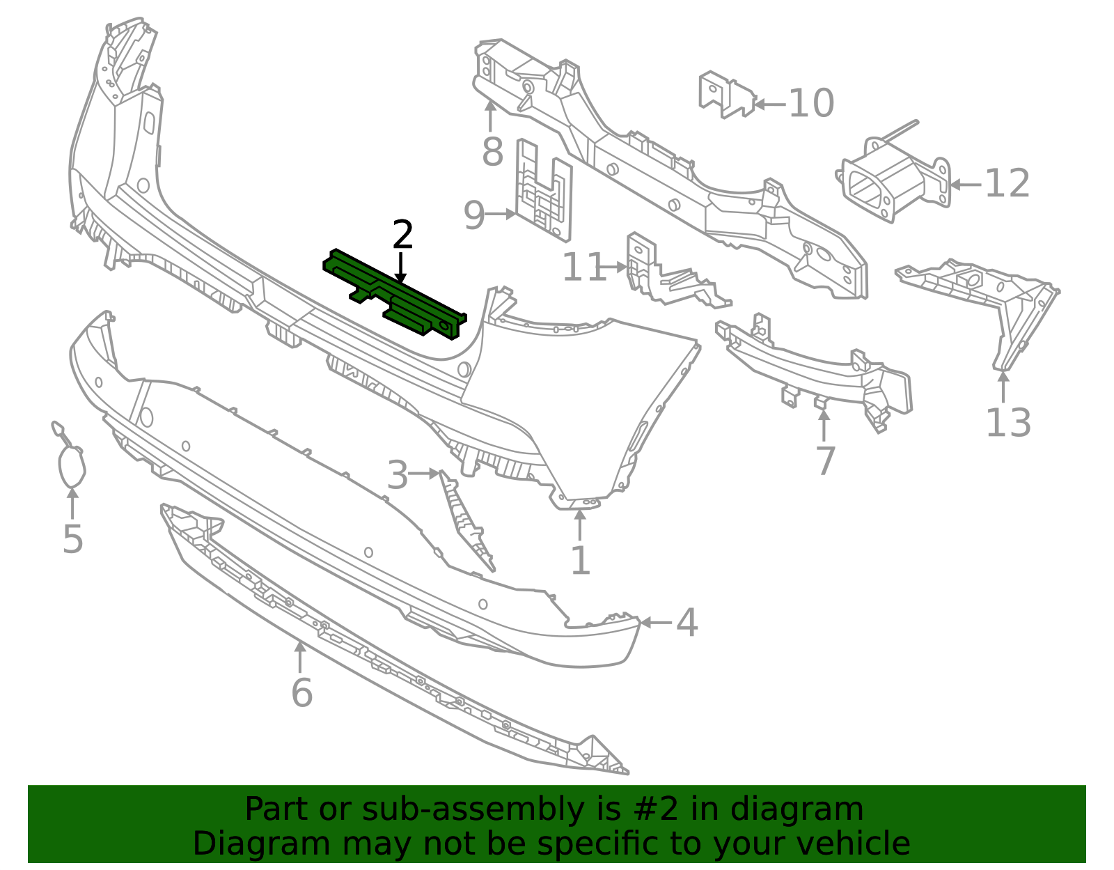 86625-CU000 - 2023-2024 Genesis GV60 - Upper Bracket | Conicelli Hyundai