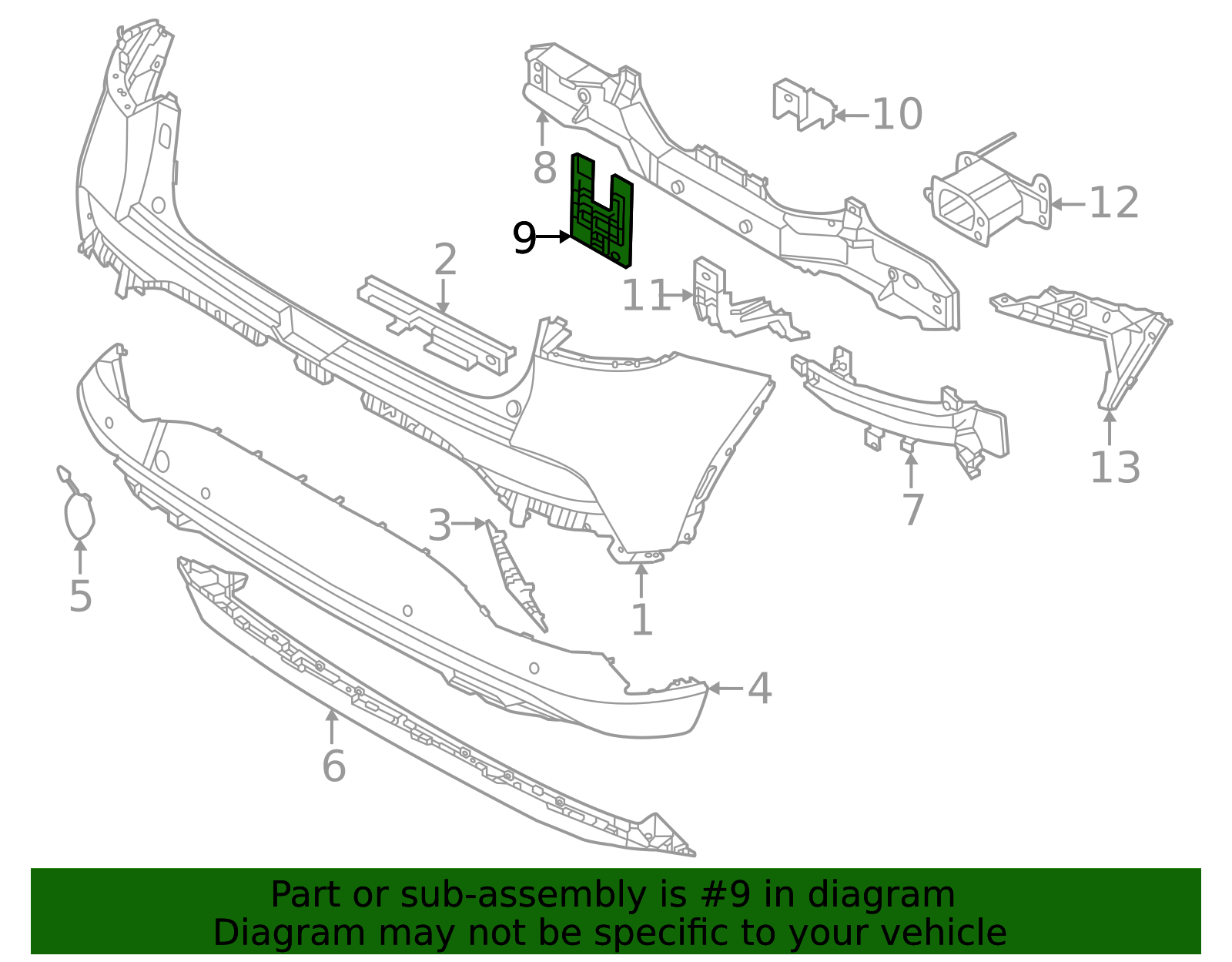 2023-2025 Genesis GV60 Center Bracket 86632-CU000 | QuirkParts