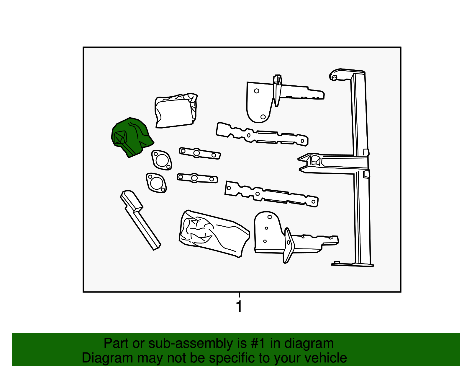 L101SSC000 - Tow Hitch - 2009-2013 Subaru Forester | World OEM Parts Subaru