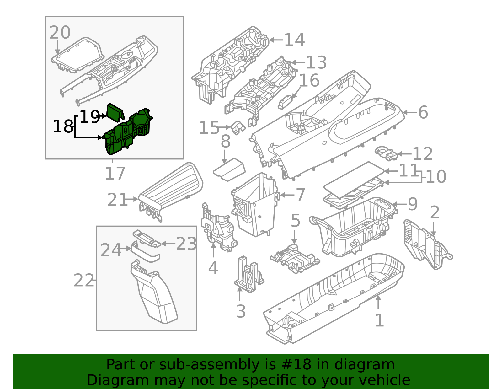 84671-CV000 - Cup Holder 2022-2024 Kia EV6 | Kia.Parts Store