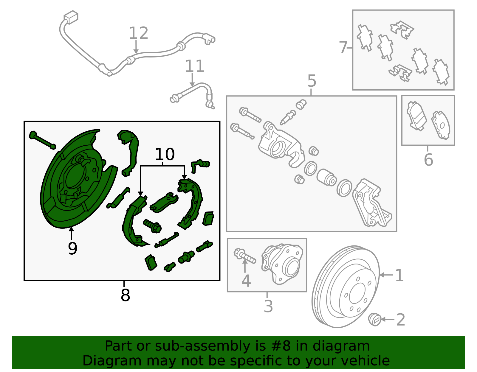 44010-5SA0B - High-Quality Parking Brake Assembly for 2013-2017 Nissan ...
