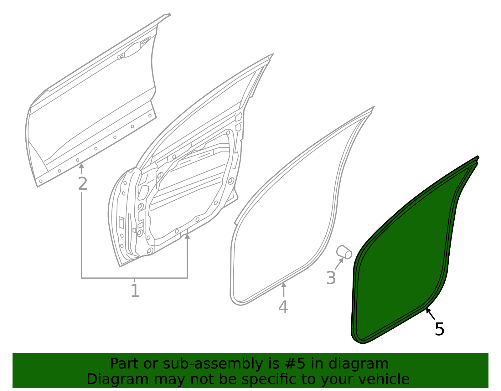 Hyundai - 82120-CW000 - Weather-Strip On Body - 2022-2025 Hyundai | OEM ...