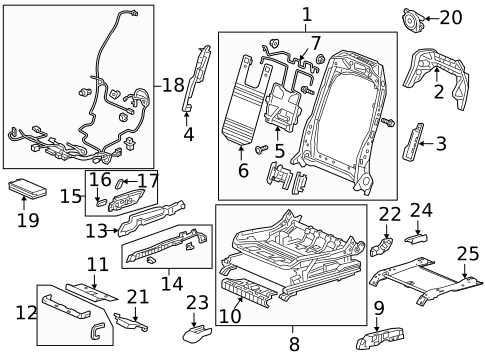 Tracks & Components for 2022 Acura MDX | Honda Acura Parts Direct