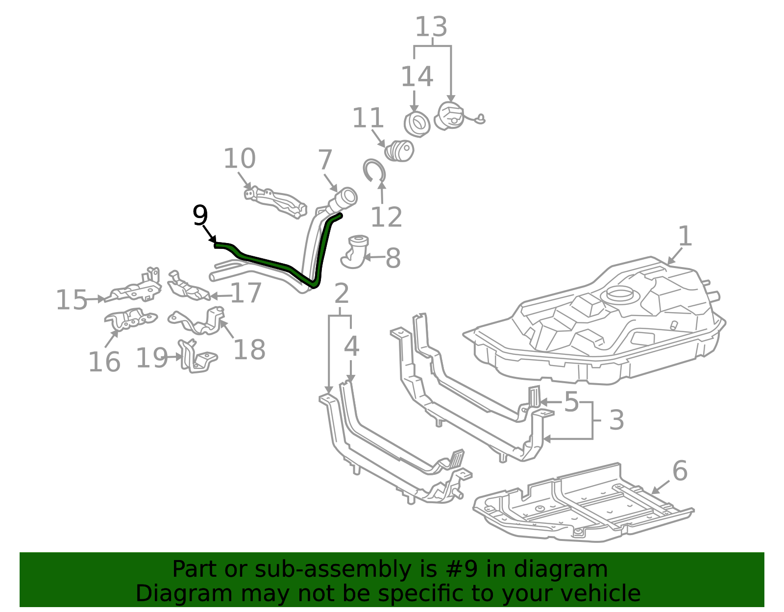77226-48080 - High-Quality Fuel Tank Vent Hose for 2008-2013 Toyota ...