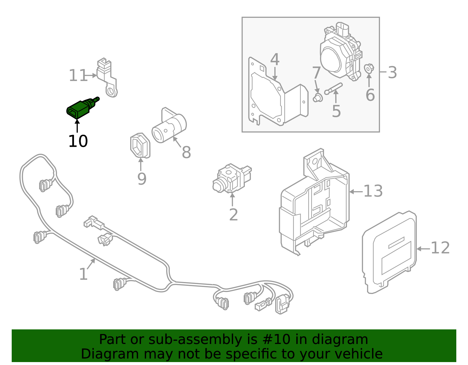 2010-2025 Audi Air Intake Temp Sensor 8Z0-820-535-B | TascaParts.com