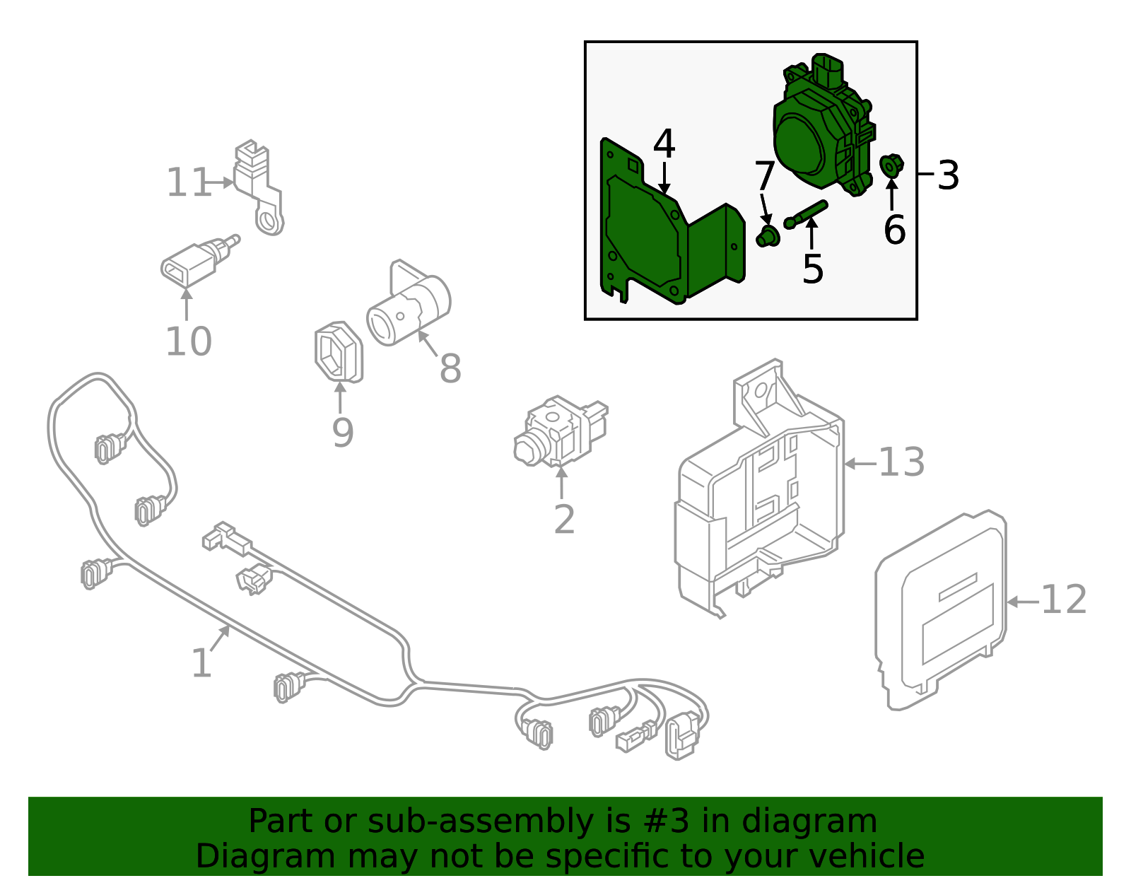 80A-907-561-G - Distance Sensor 2025 Audi | Audi OEM Parts Guy