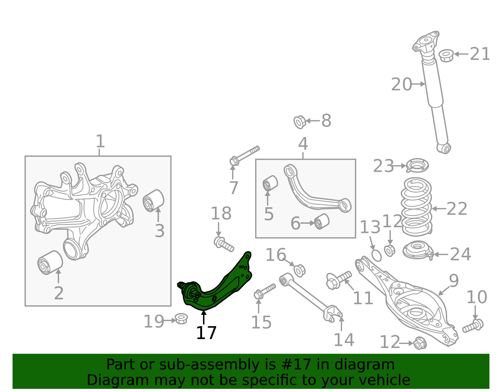 2014-2018 Mazda 3 | Suspension Trailing Arm | B45A-28-200A | Mazda ...