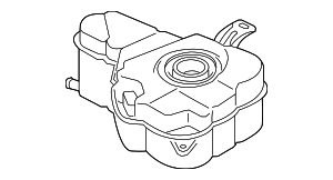 Genuine Audi 4H0-121-403-M | Expansion Tank | FREE Shipping on Most ...