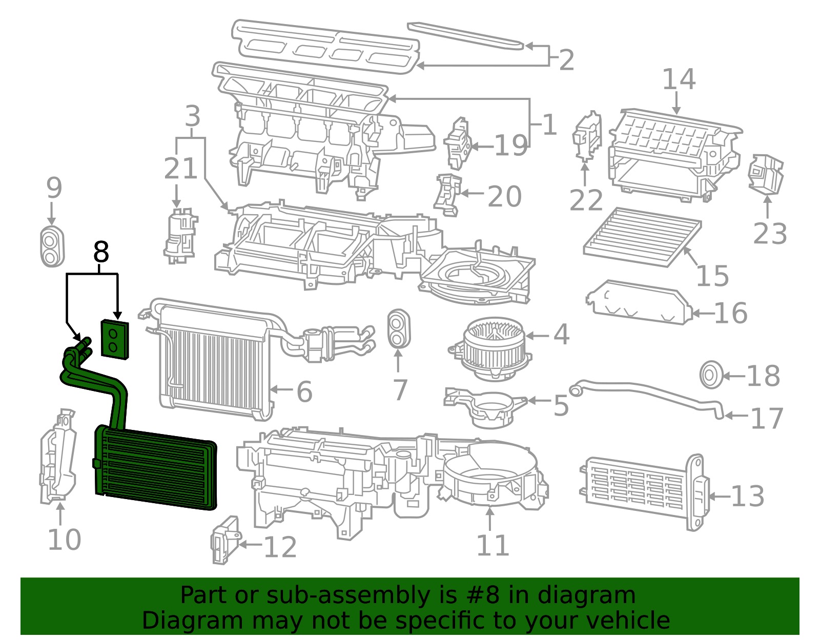 87107-04070 - High-Quality HVAC Heater Core for 2016-2023 Toyota Tacoma ...