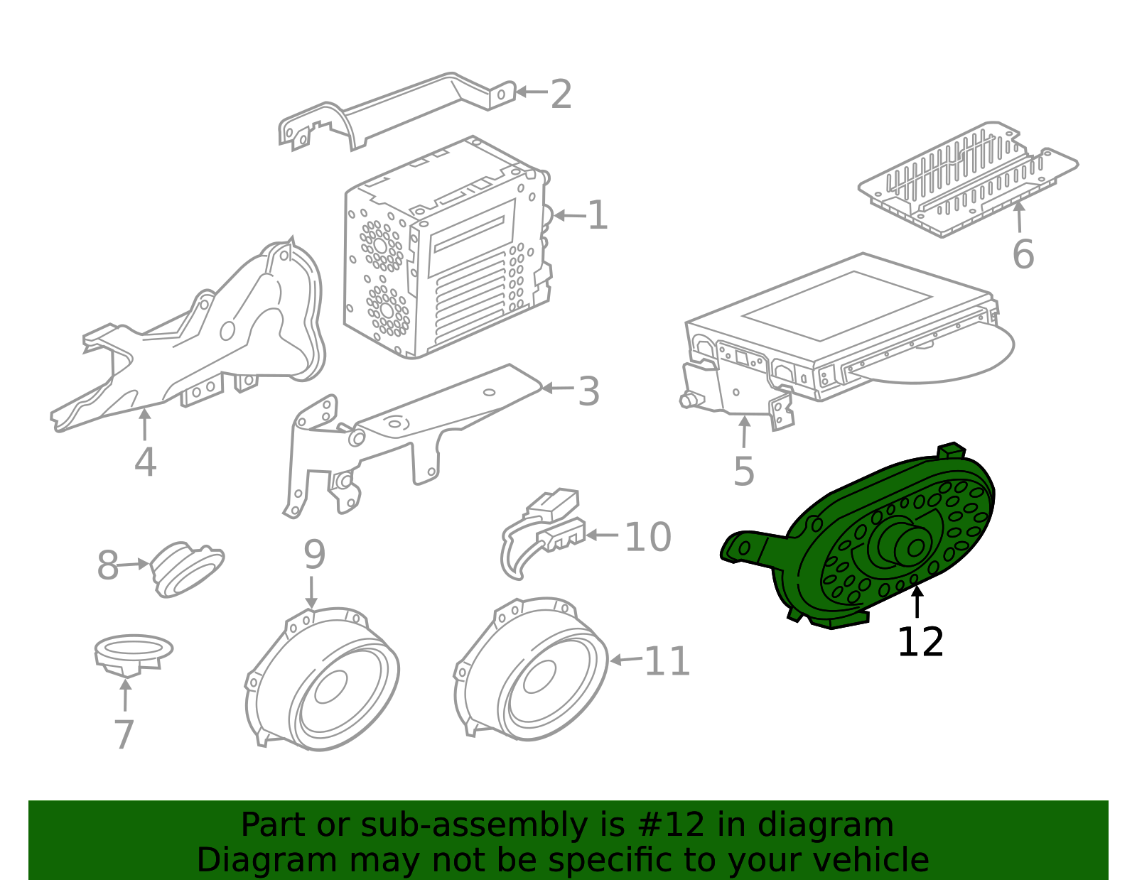 OEM Speaker T4A6075 - Restore Crisp Sound Quality | AutoNation Parts