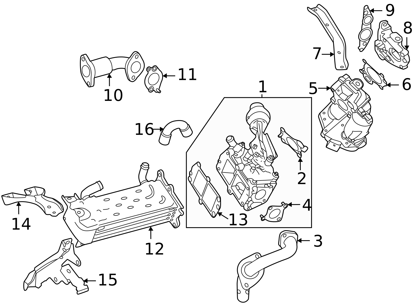 2021-2022 Mercedes-Benz Exhaust Pipe Gasket 651-142-26-80 | Mercedes ...