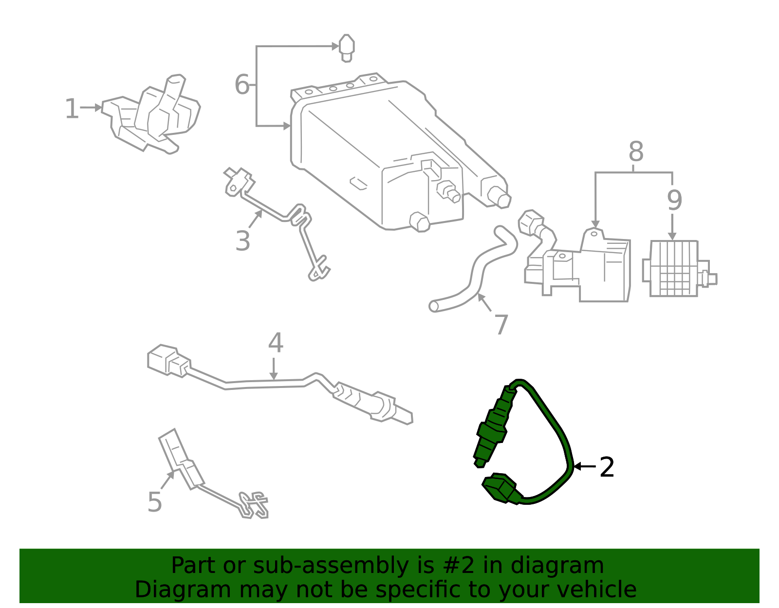 2018-2024 Toyota Oxygen Sensor 89467-06230 | MotorMotor