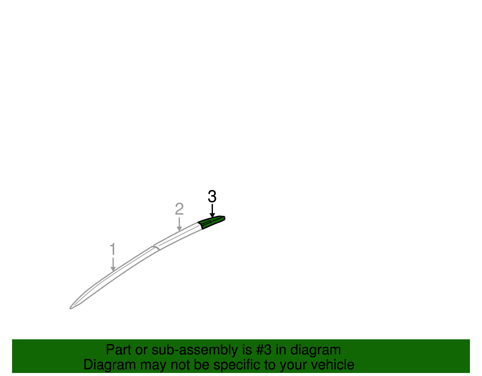 54375a19aa4 - 2007-2020 BMW Center Molding (54-37-5-A19-AA4) | BMW of ...