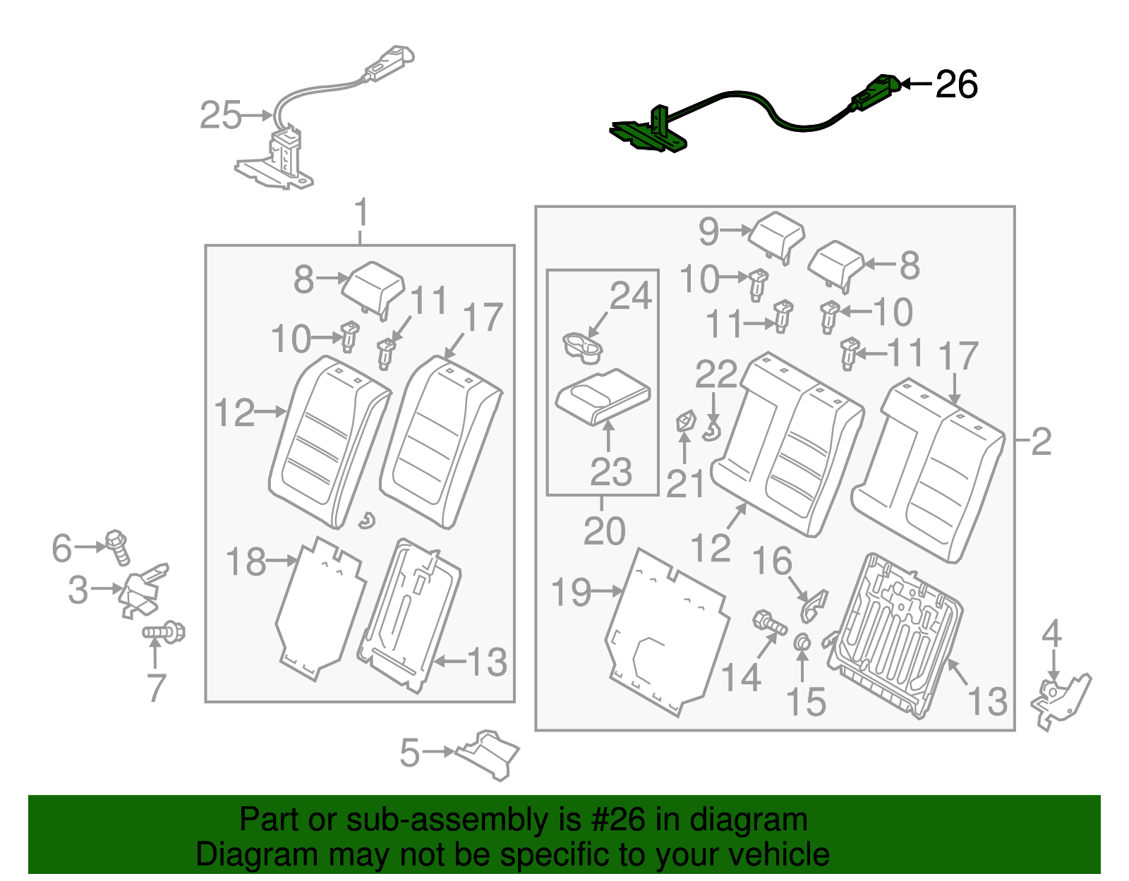 2014-2018 Mazda 3 | Latch Assembly | BJS8-57-32YC | Mazda Online Parts