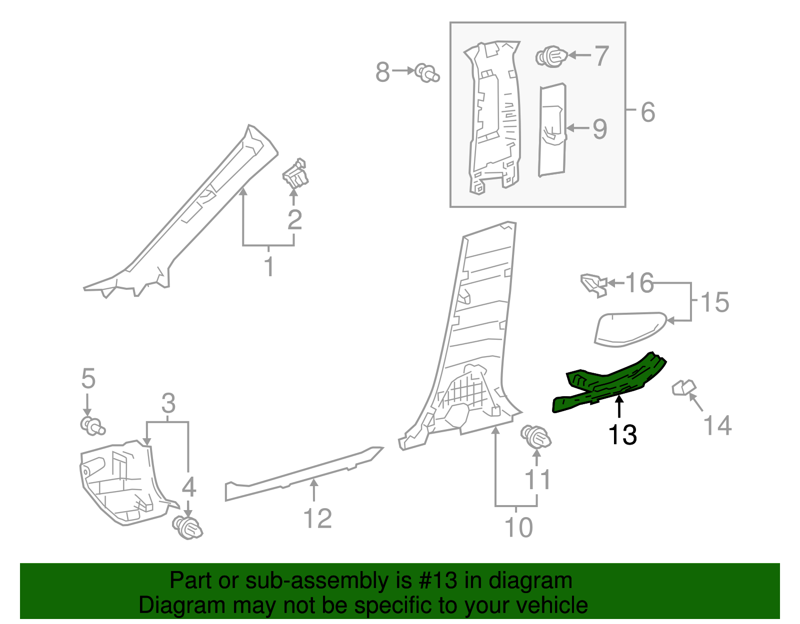 Genuine Toyota Rear Sill Plate part# 67917-F4030-C1 for 2018-2022 ...