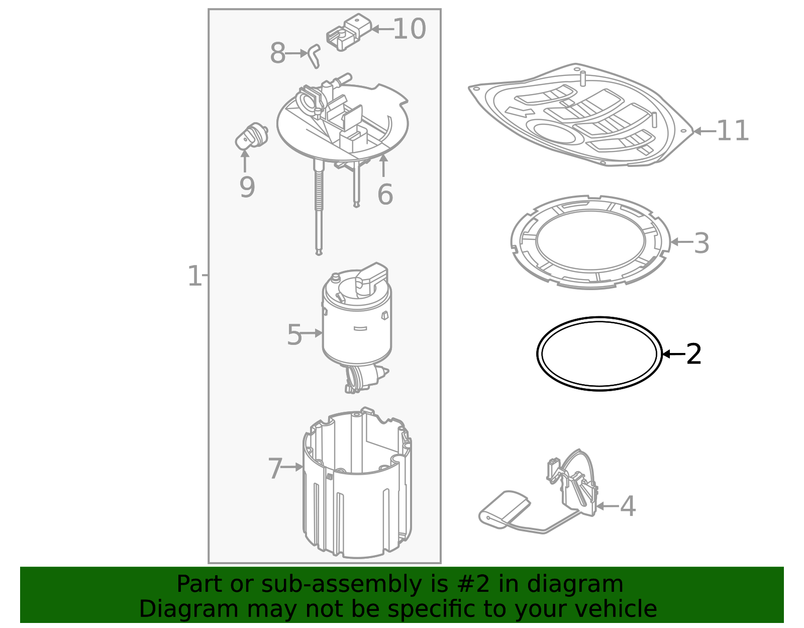 Fuel Pump Assembly O-Ring 31115-0W000 | Joseph Airport Hyundai