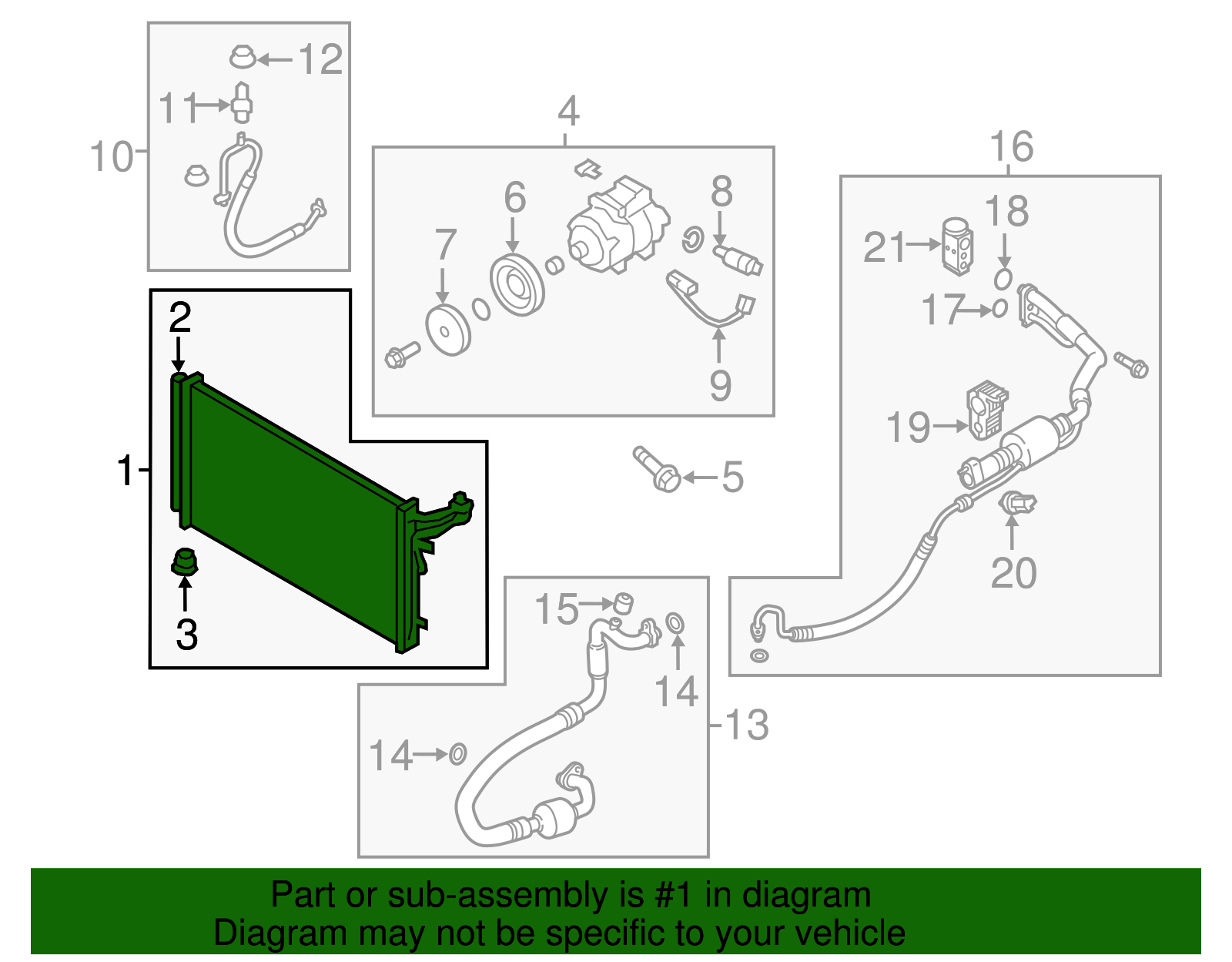 2018-2023 Kia Stinger 2018-2023 Kia Stinger - Condenser 97606-J5150 ...