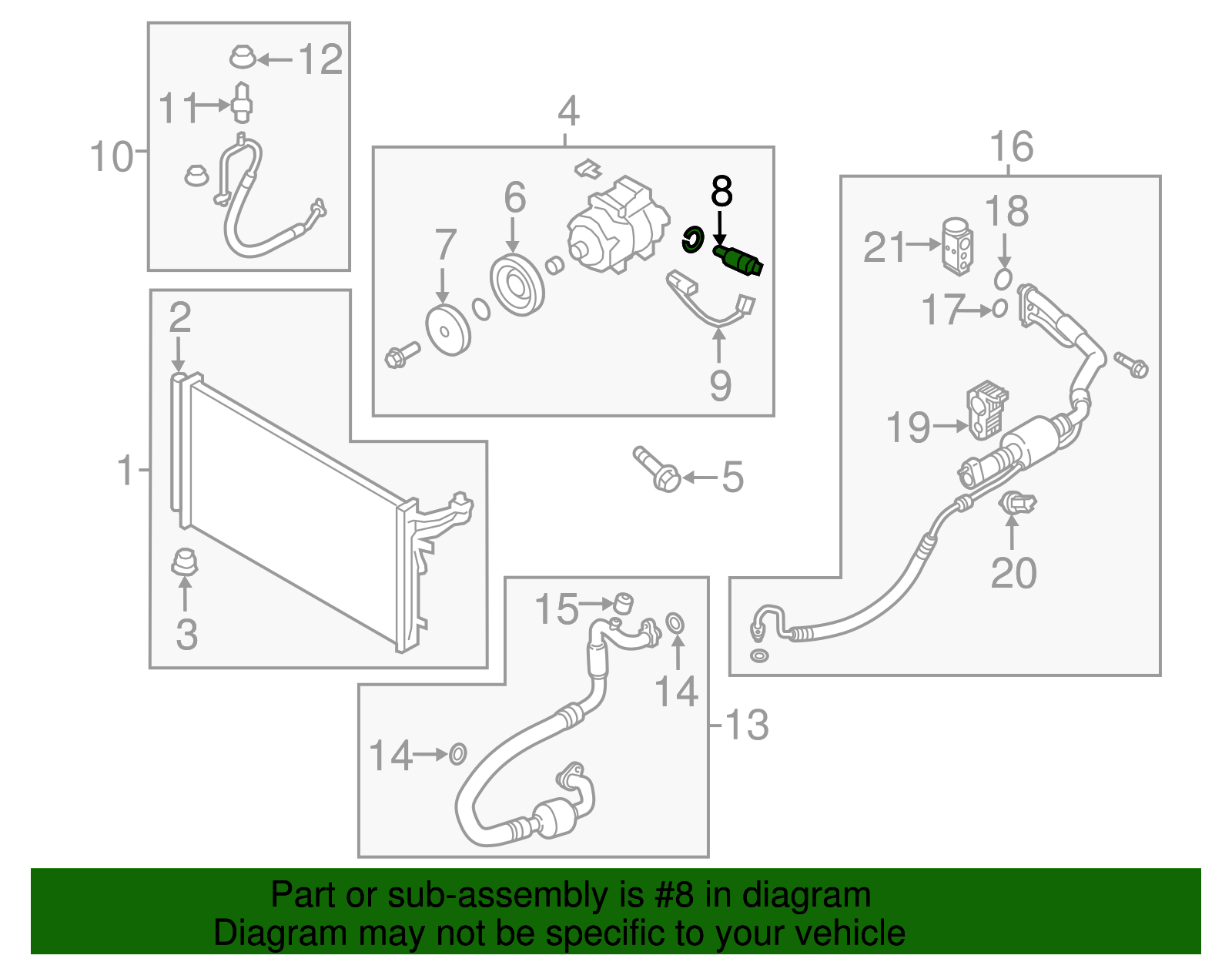97674-F6000 - A/C Compressor Relief Valve 2017-2025 Kia | Kia.Parts Store