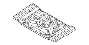 3QF-813-116-B - Rear Floor Pan 2020-2025 Volkswagen Atlas Cross Sport ...