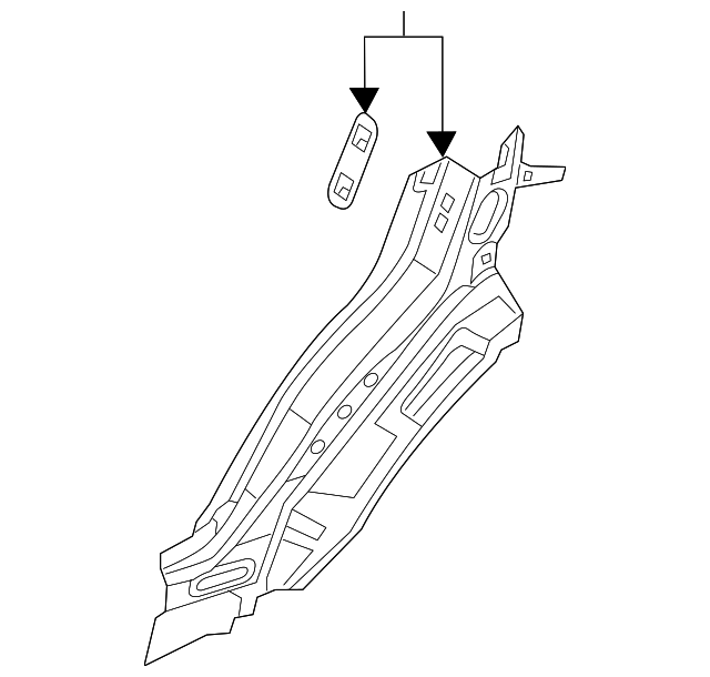 2011-2019 Ford | Filler Panel | BB5Z-78278D72-A | Walls' Ford Parts