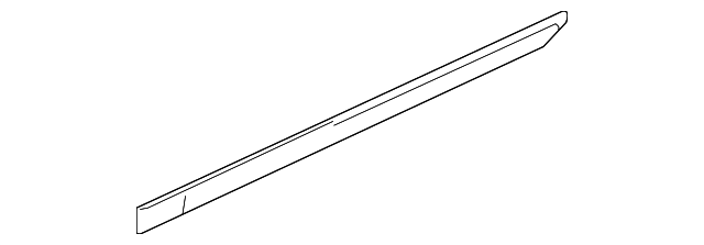 22798884 - Primed Rear Driver Side Door Molding 2013-2016 Chevrolet ...