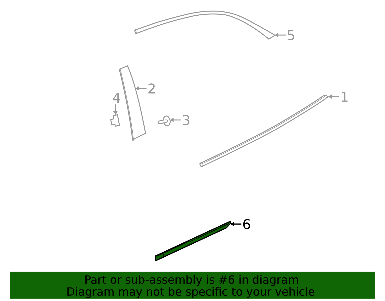 Buy Genuine GM Auto Parts - Molding (Part # 22798884) | GM Parts Store