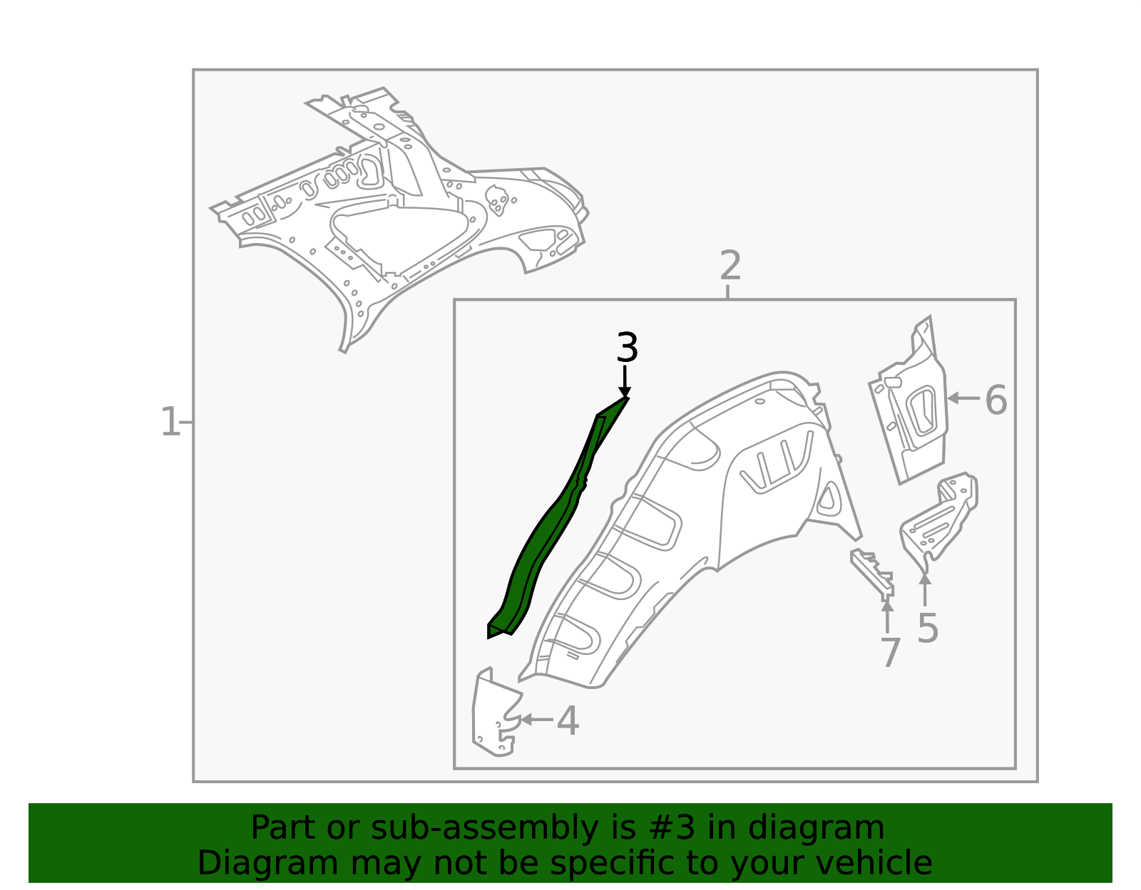 T4A3129 - High-Quality Wheel Housing Bracket for 2017-2023 Jaguar F ...