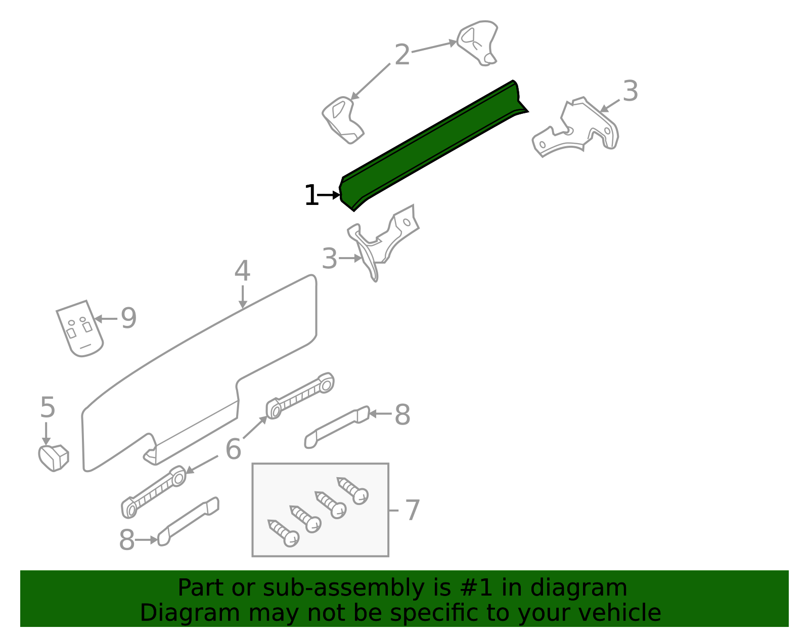 LR039107 - Upper Trim Panel - 2012-2019 Land Rover Range Rover Evoque ...