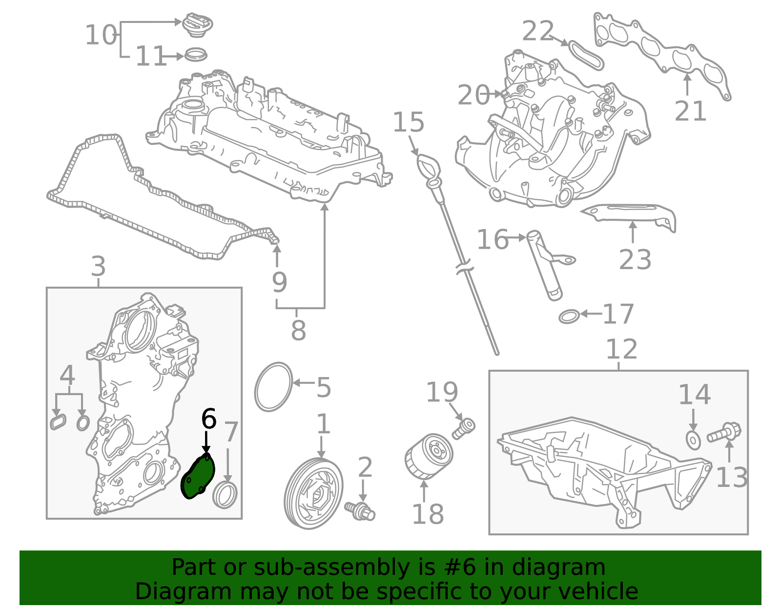 15112-5K0-A00 - 2014-2022 Honda - Cover Chain Case | Genuine Honda Parts