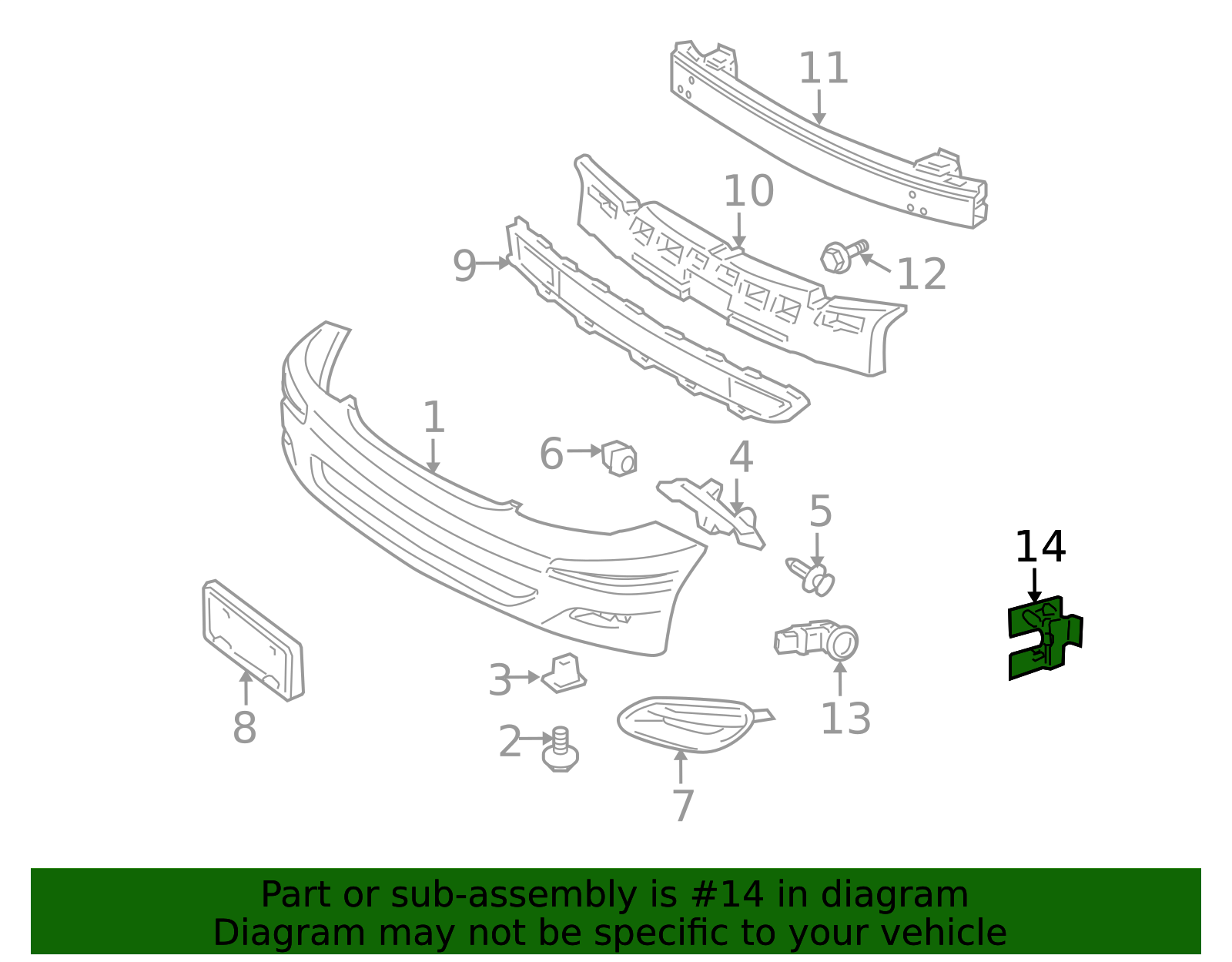 2004-2010 Toyota Retainer, Ultrasonic Sensor, No. 1 89348-45010 ...
