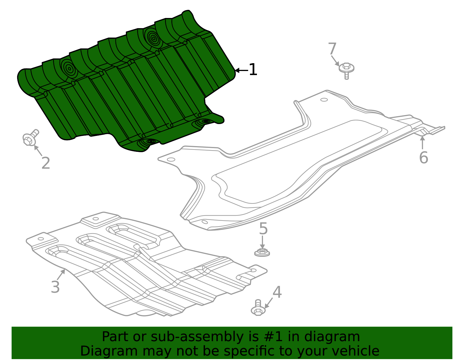 84154539 - 2020-2024 GM - Underbody Splash Shield | Partners Chevy