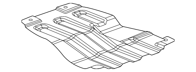 2020-2025 GM Underbody Skid Shield 84154831 GM | GMPartsDirect.com