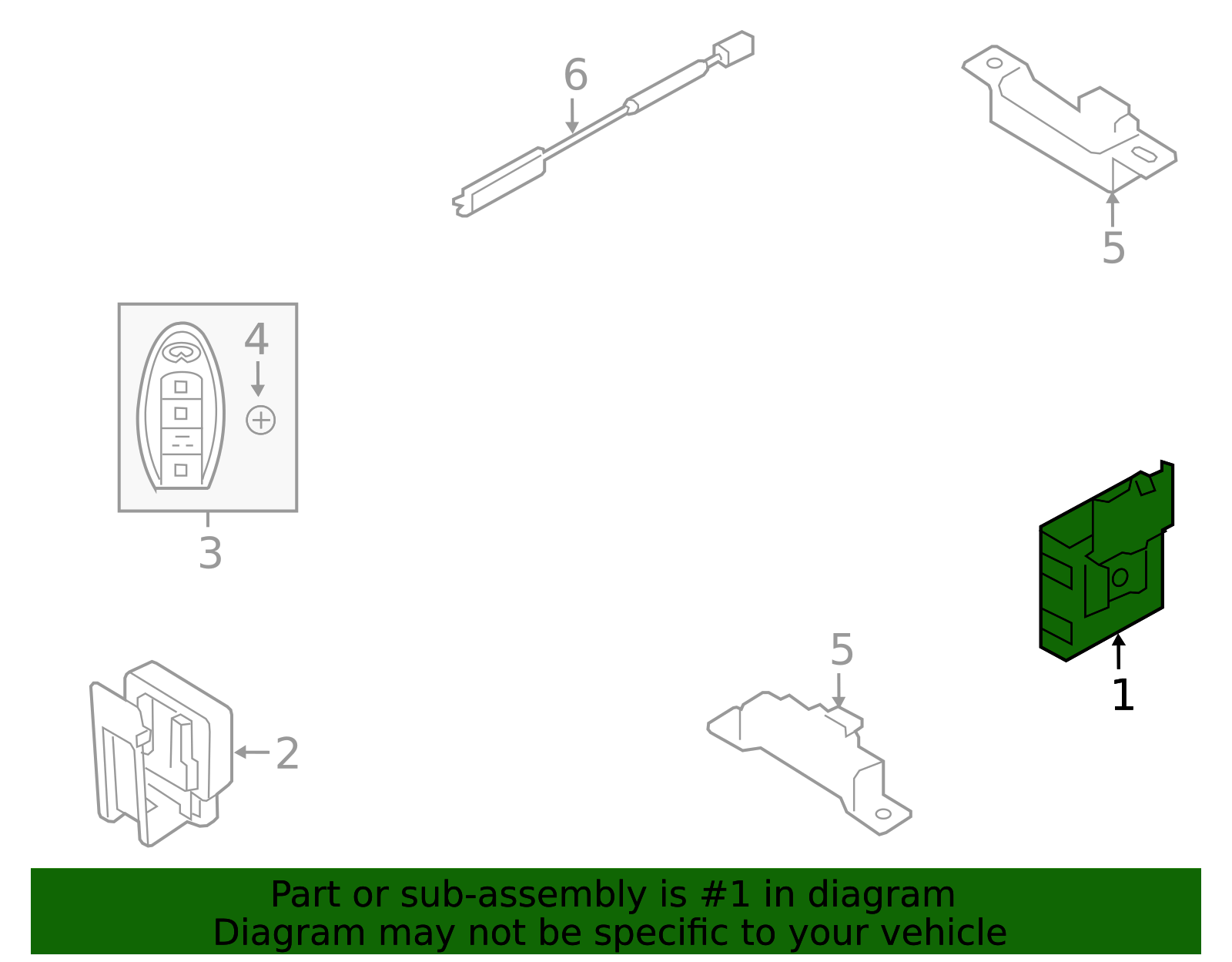 28595-1LK0A - Keyless Entry Module 2017-2024 Nissan Armada | Official ...