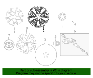 Wheel, Alloy 42611-47551 | OEM Parts Online