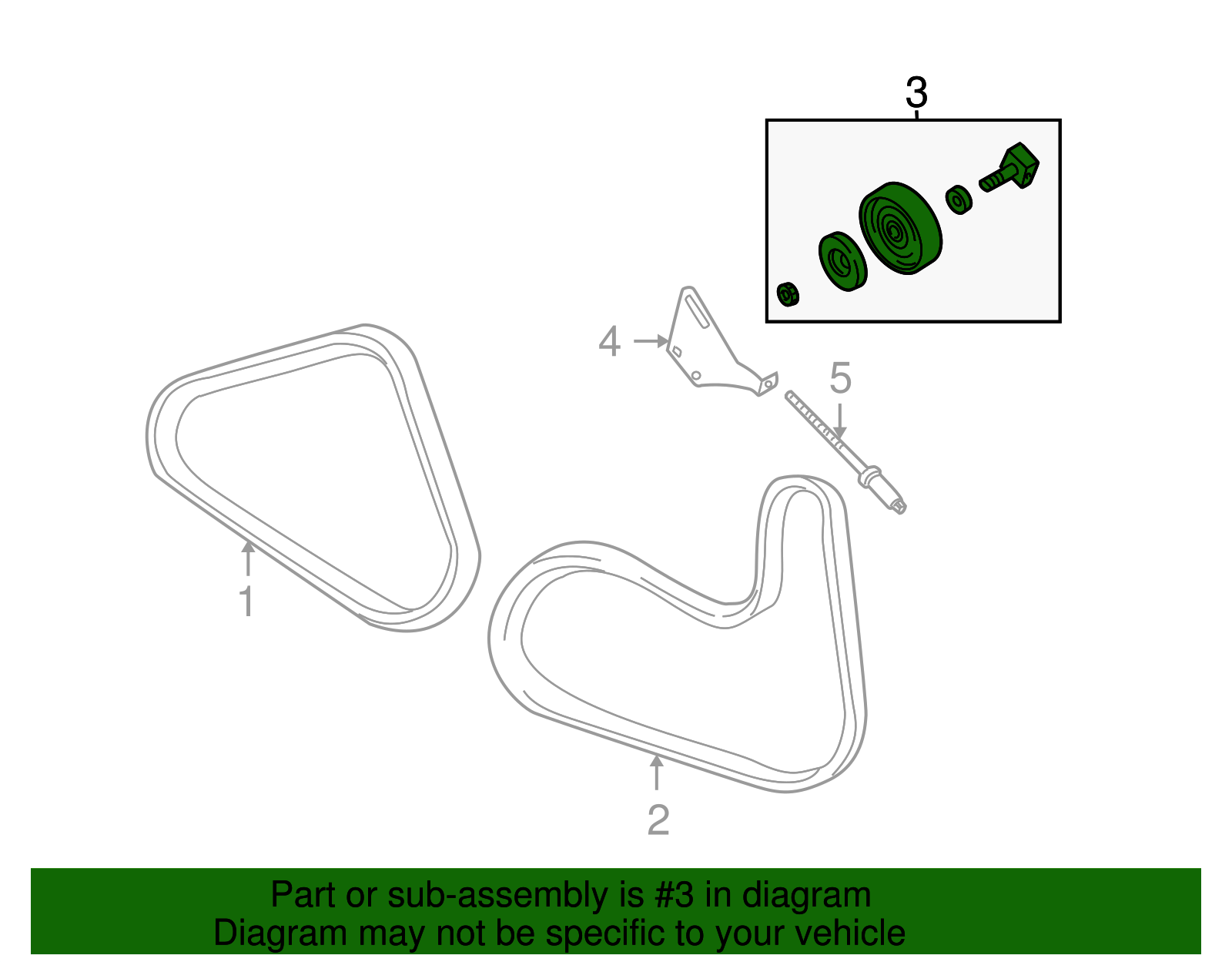 2000-2006 Nissan Sentra Idler Pulley 11925-4Z01A | Bill Kay Nissan Parts