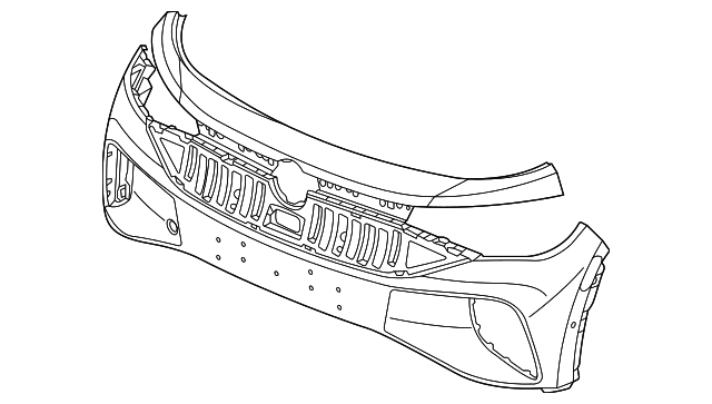 2021-2023 Volkswagen ID.4 Bumper Cover 11A-807-217-B-GRU | OEM Parts Online