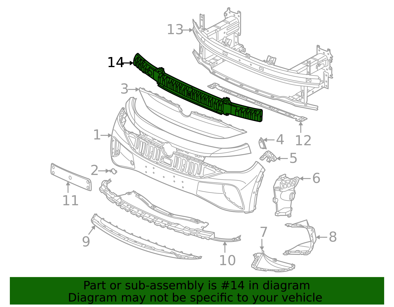 2021-2023 Volkswagen ID.4 Absorber 11A-807-248-A | vwpartscenter