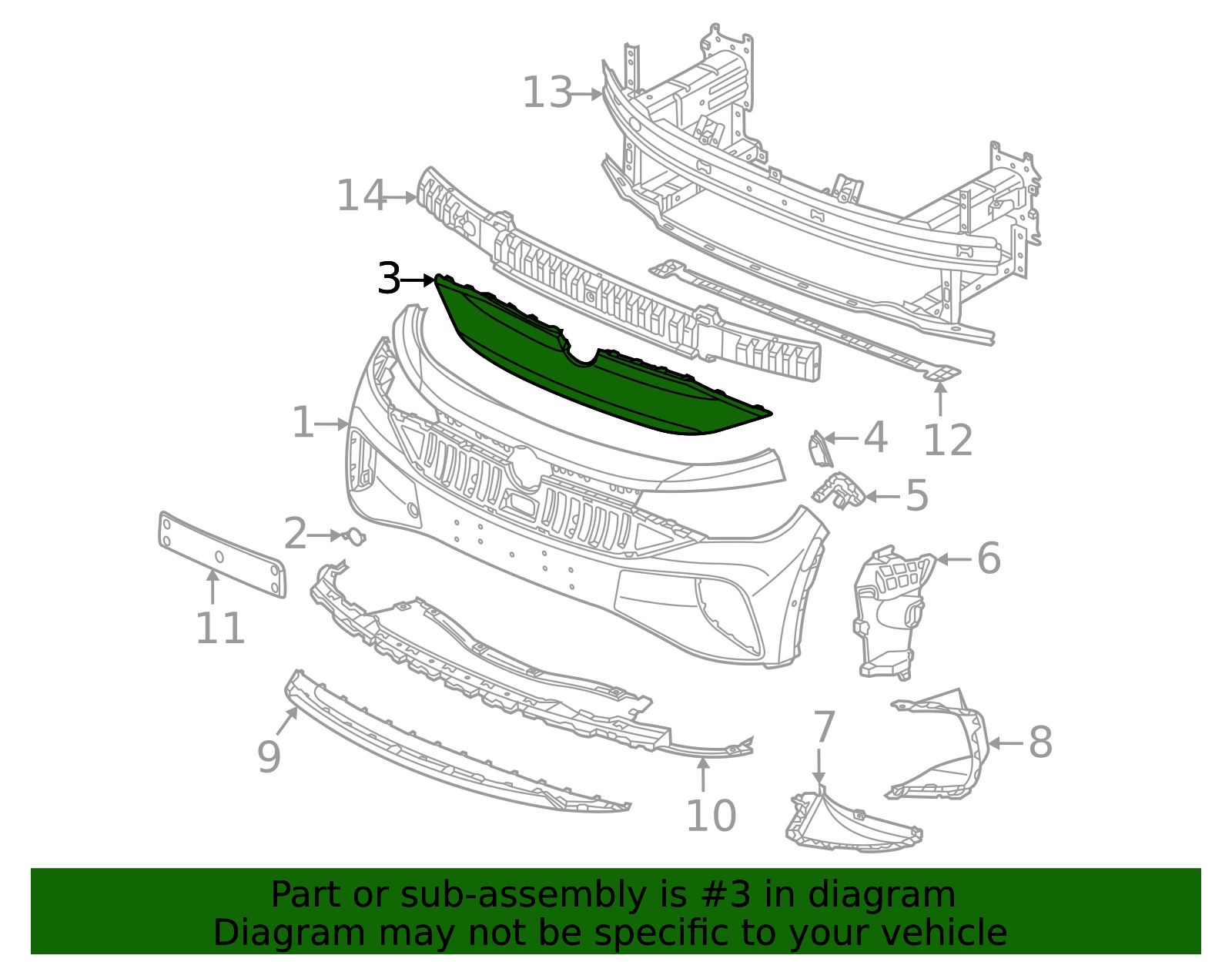 11A-807-185-F-C7A - Trim 2021-2023 Volkswagen ID.4 | Bam Wholesale Parts