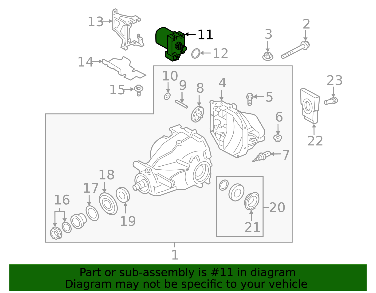41400-WAA02 - Differential Lock Motor Toyota San Diego Parts
