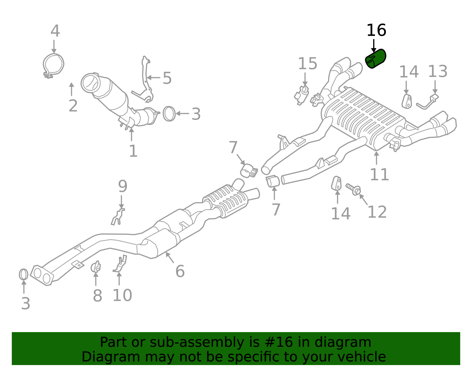 2020-2024 BMW Tailpipe Extension 18-30-8-053-352 | BMW OEM Parts