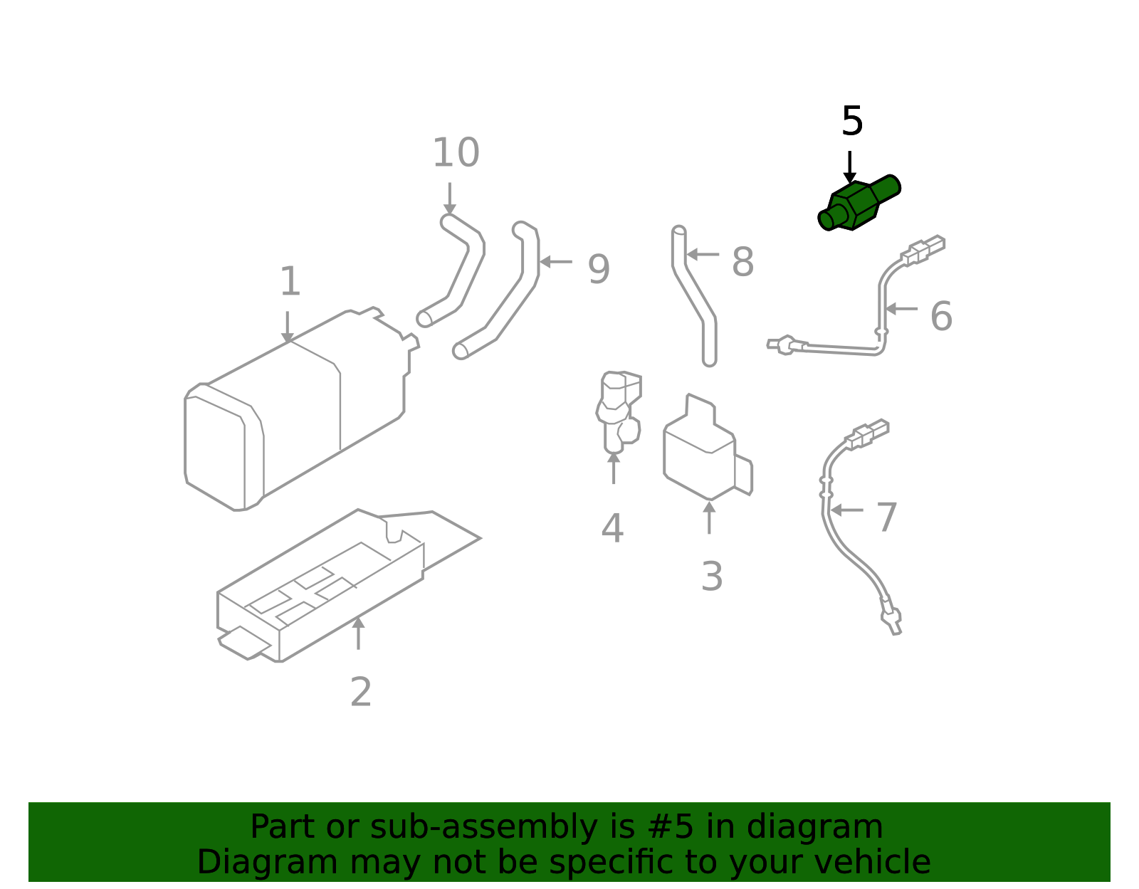 26740-3C200 - PCV Valve 2006-2018 Kia | Kia.Parts Store