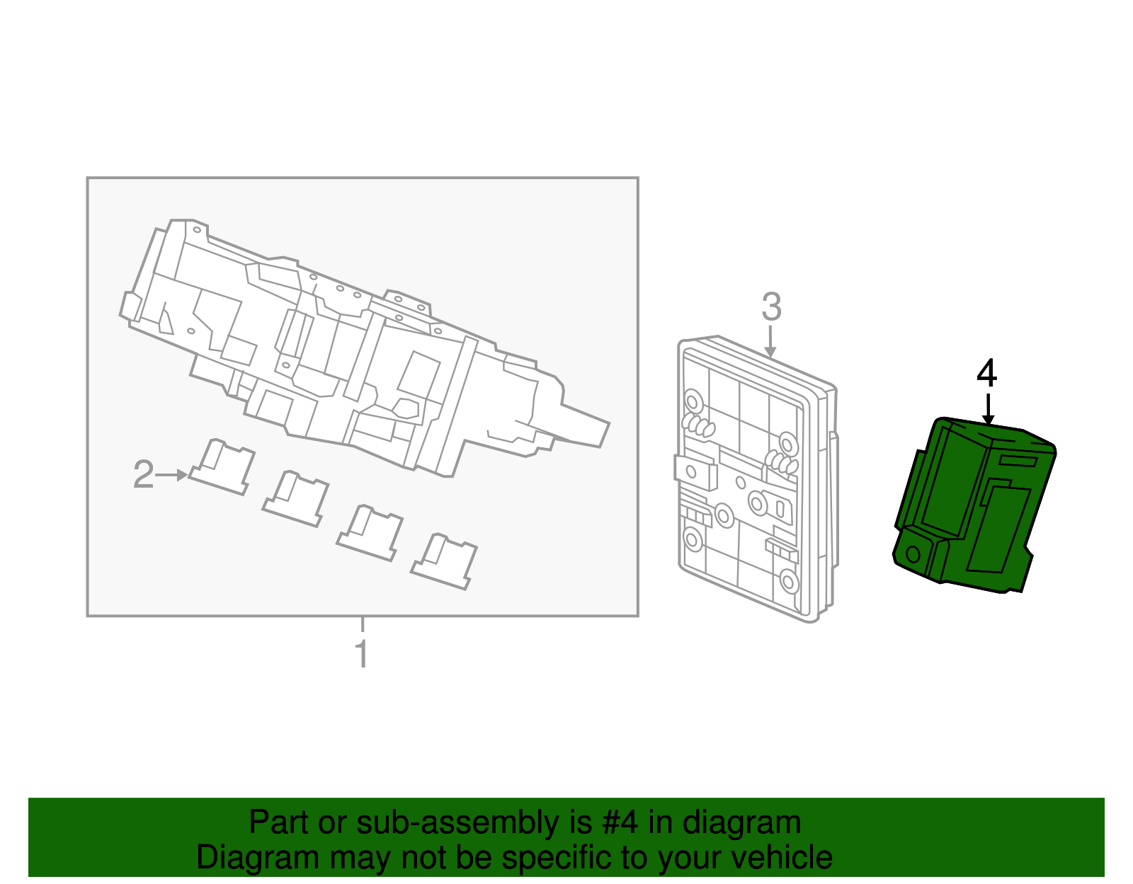 2017-2019 Honda Civic Control Module 38890-TBA-A02 | Honda Factory Parts