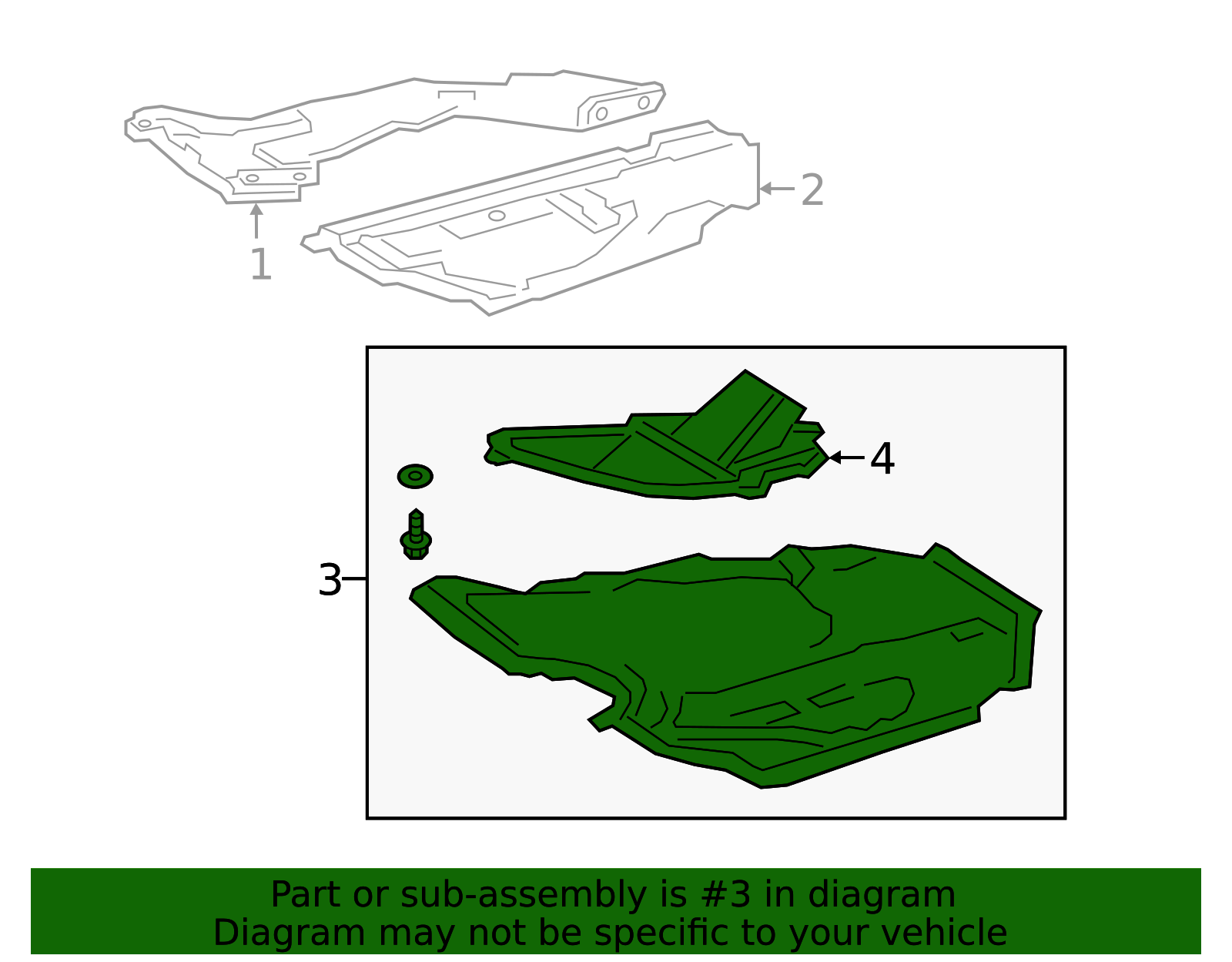Genuine Toyota Under Cover part# 51420-07010 for 2019 Toyota Avalon ...