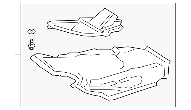 Genuine Toyota Under Cover part# 51420-07010 for 2019 Toyota Avalon ...