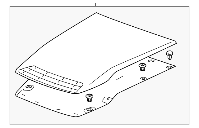 2017-2022 Chevrolet Colorado Hood Center Molding 84755164 | Capital ...