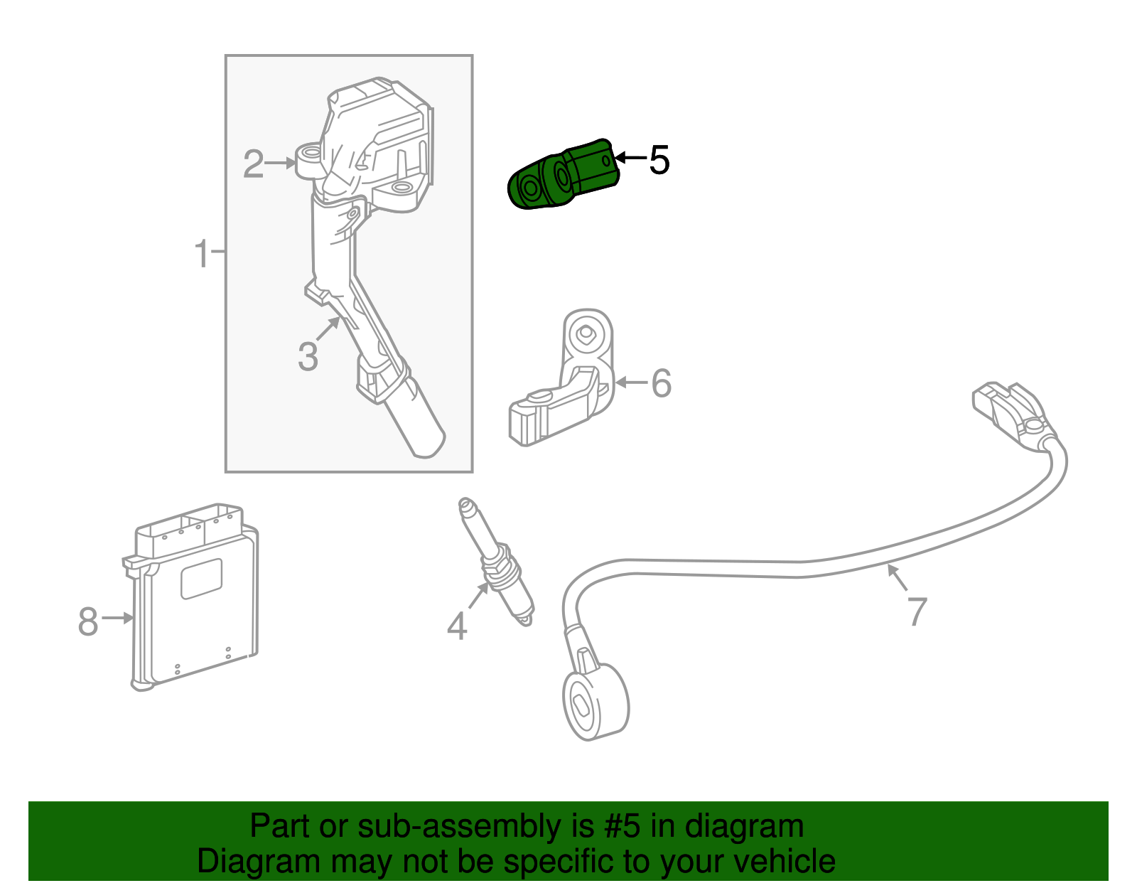 270-905-04-00 - Engine Camshaft Position Sensor 2014-2025 Mercedes-Benz ...