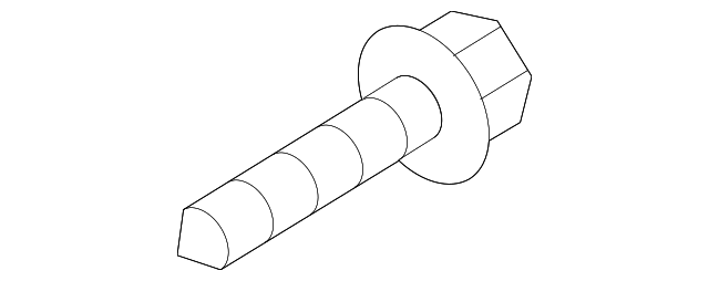 WHT-008-774 - Bumper Cover Mount Bolt 2019-2025 Audi | Audi OEM Parts