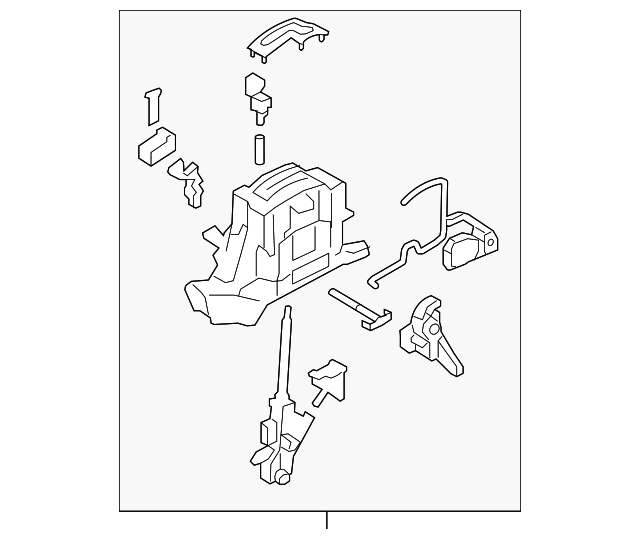 46700-3Q100 - Shifter Assembly - 2011-2015 Hyundai Sonata | World OEM ...