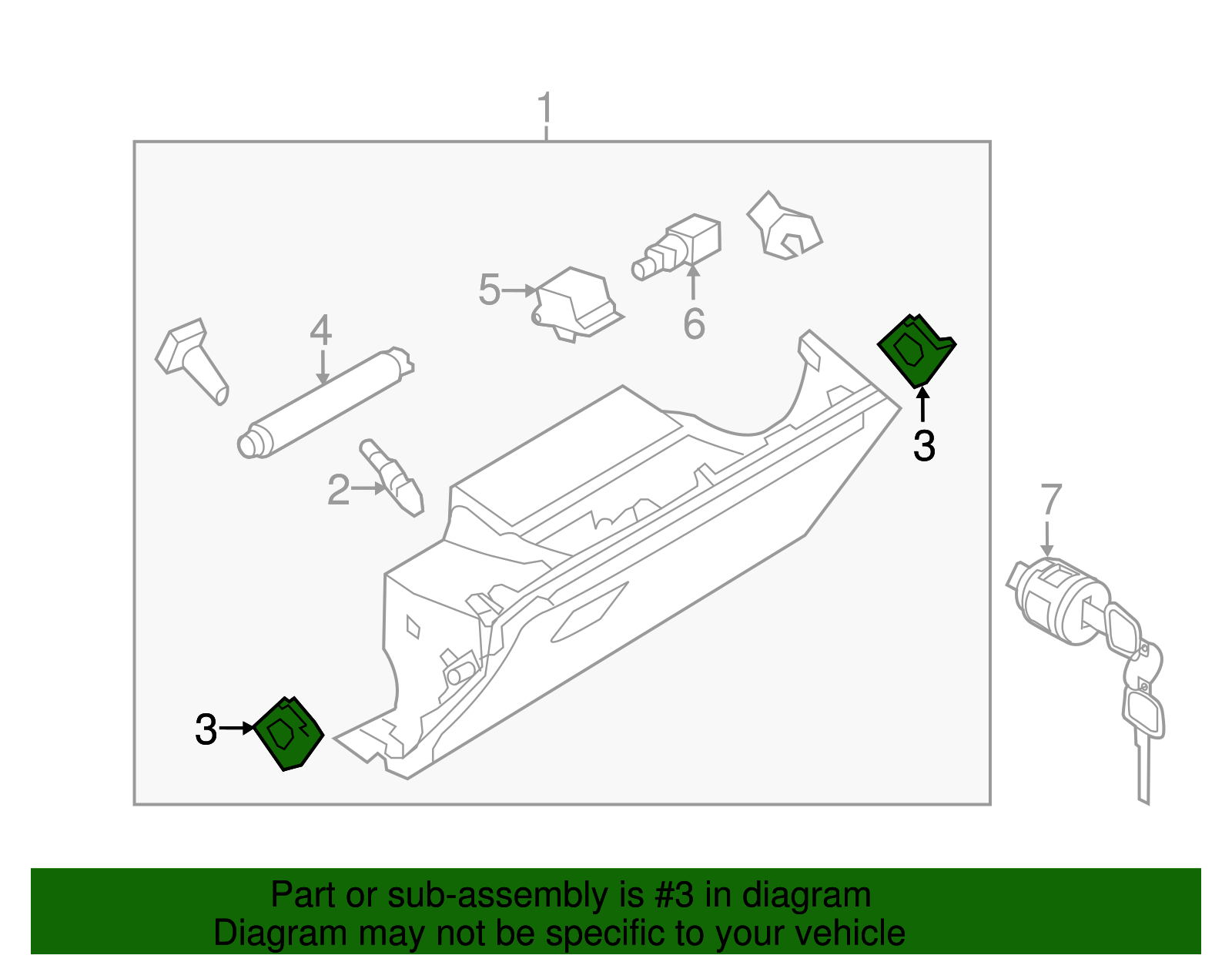 2019-2020 Nissan Armada Striker 68640-1LA0A | Nissan Parts Central