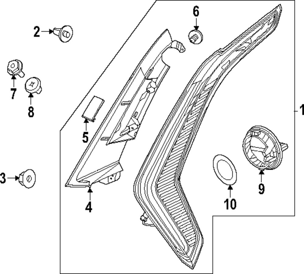 92402-AT010 - Tail Lamp Assembly 2023-2025 Kia | Kia.Parts Store